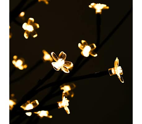 vidaXL Arbre à LED fleur de cerisier 200 LED Blanc chaud 180 cm | vidaXL.fr