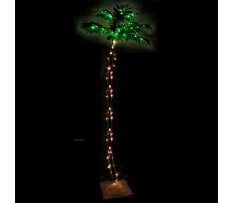 vidaXL Palmera artificial con 252 LED blanco cálido 400 cm | vidaXL.es