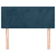 vidaXL Kopfteil Schwarz 80x5x78/88 cm Samt | vidaXL.at