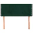vidaXL Tăblie de pat, verde închis, 80x5x78/88 cm, catifea | vidaXL.ro