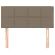 vidaXL Kopfteil Dunkelgrau 100x5x78/88 cm Stoff | vidaXL.de
