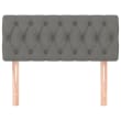 vidaXL Kopfteil Hellgrau 90x7x78/88 cm Stoff | vidaXL.de