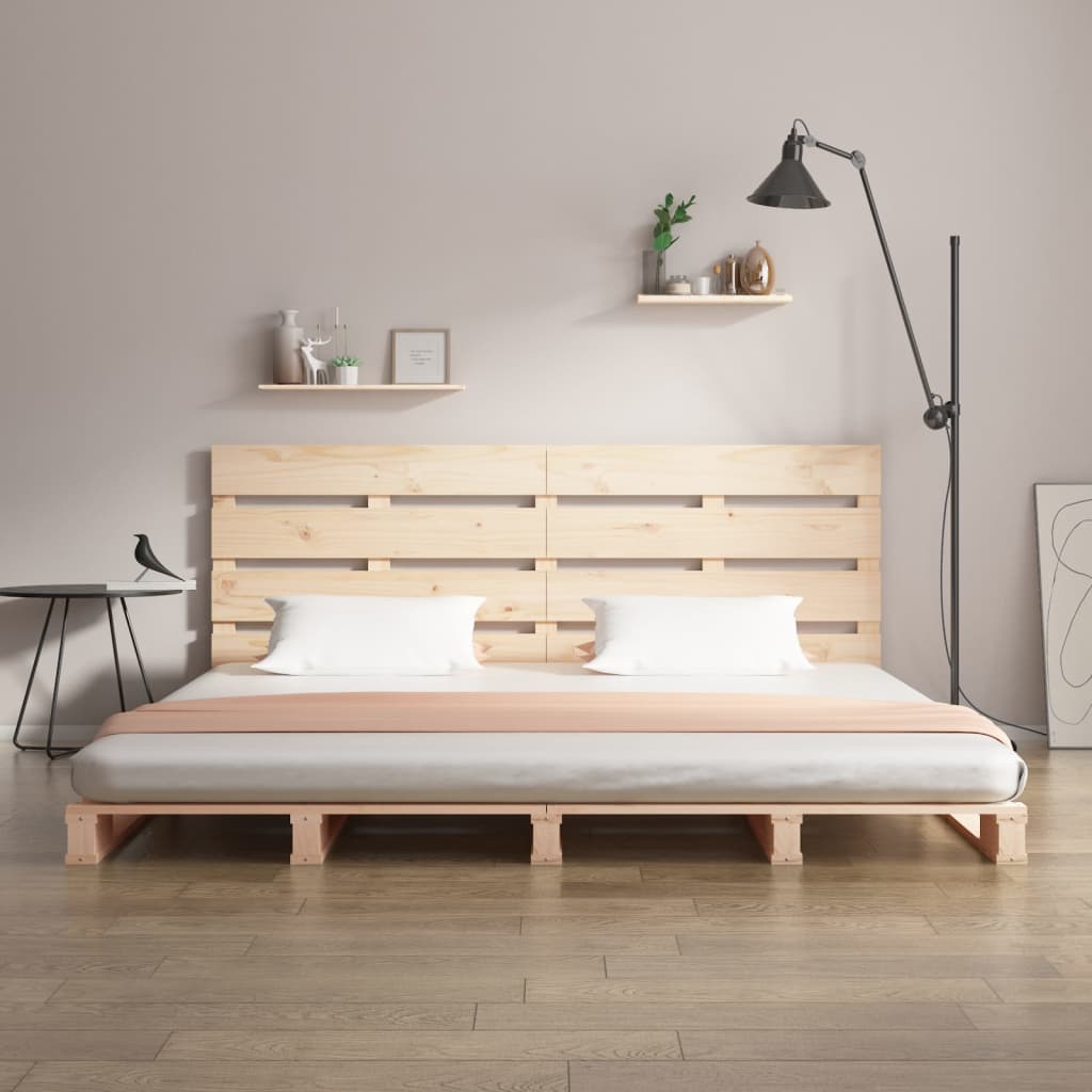 vidaXL Bed Frame 200x200 cm Solid Wood Pine