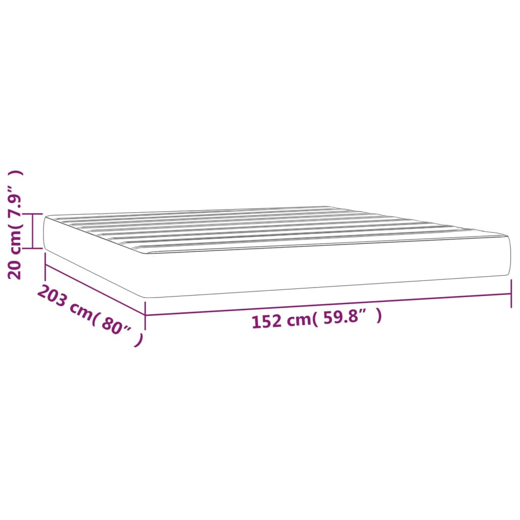 Spring Mattress Bed-in-a-Box Single Bed Foam Mattress Medium Hardness ...