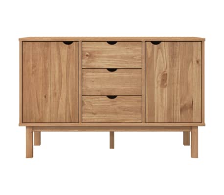 vidaXL Sideboard OTTA 113,5x43x73 cm Massivholz Kiefer | vidaXL.at