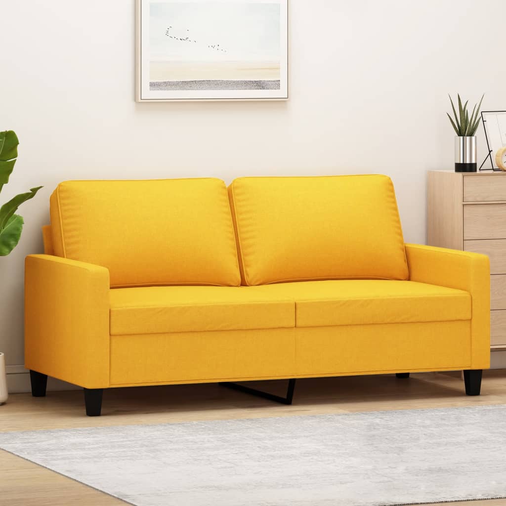 HEN Canap 2 Places Jaune Clair 140 Cm Tissu HB A2 Cdiscount Maison HEN Canap 2 Places Jaune Clair 140 Cm Tissu HB A2 Cdiscount Maison