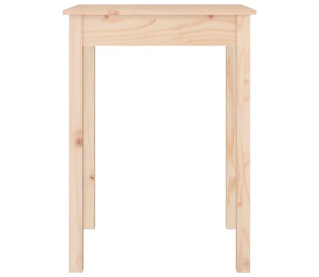 vidaXL Table à manger 55x55x75 cm Bois massif de pin | vidaXL.fr