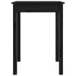 vidaXL Table à manger 55x55x75 cm Bois massif de pin | vidaXL.fr
