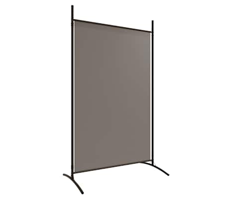 vidaXL 2-Panel Room Divider Anthracite 175x180 cm Fabric | vidaXL.ie