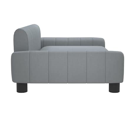 vidaXL Hundebett Hellgrau 90x53x30 cm Stoff | vidaXL.de