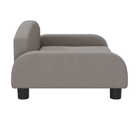 vidaXL Hundebett Taupe 70x45x30 cm Stoff | vidaXL.at