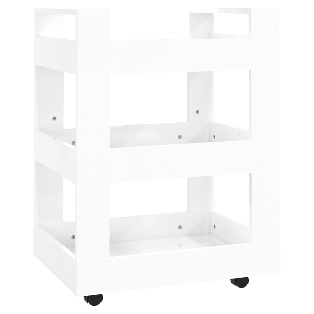 Kuchy sk Voz k Leskl B l 60 X 45 X 80 Cm Kompozitn D evo