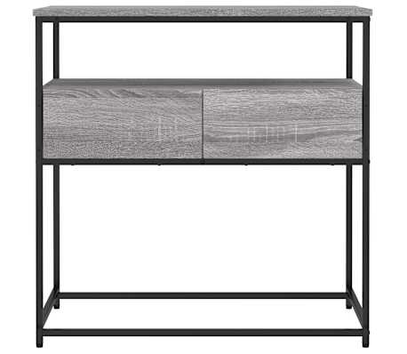 vidaXL Console Table Grey Sonoma 75x40x75 cm Engineered Wood | vidaXL.ie