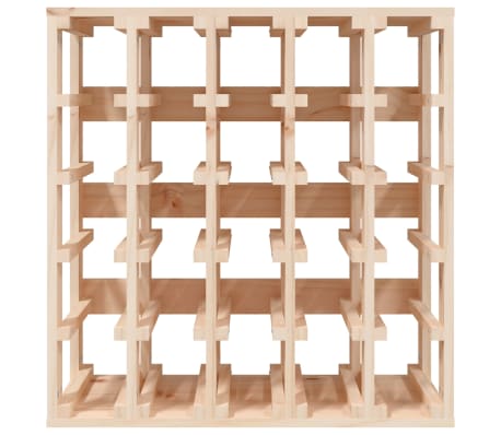 vidaXL Wine Rack 58.5x33x60.5 cm Solid Wood Pine | vidaXL.ie