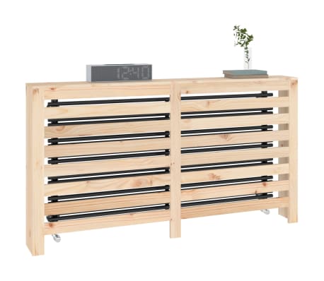 vidaXL Radiator Cover 153x19x84 cm Solid Wood Pine | vidaXL.ie