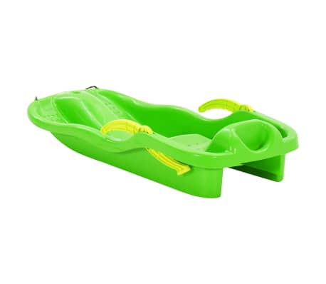 vidaXL Akebrett med bremser grønn 87x40x18 cm polypropylen | vidaXL.no