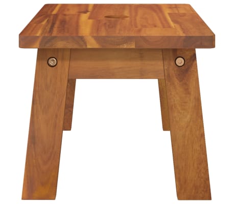 vidaXL Step Stool 38x26x22 cm Solid Wood Acacia | vidaXL.com.au