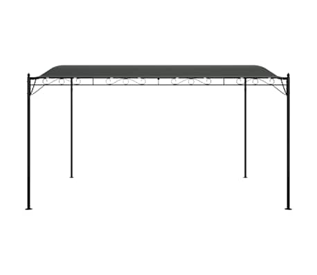 vidaXL Luifel 4x3 m 180 g/m² stof en staal antracietkleurig kopen ...