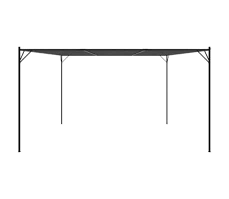 vidaXL Katos antrasiitti 4x4 m 180 g/m² kangas ja teräs | vidaXL.fi