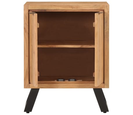 vidaXL Sideboard with 2 Doors 55x36x72 cm Solid Wood Acacia | vidaXL.com.au