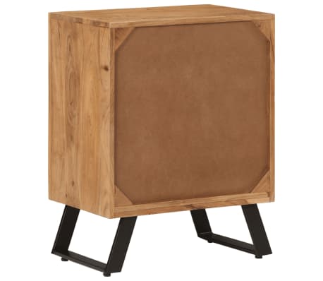 vidaXL Sideboard with 2 Doors 55x36x72 cm Solid Wood Acacia | vidaXL.com.au