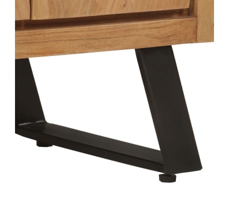 vidaXL Sideboard with 2 Doors 55x36x72 cm Solid Wood Acacia | vidaXL.com.au