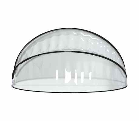 vidaXL Pooltak runt 315x158 cm PVC | vidaXL.se