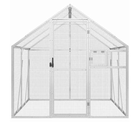 vidaXL Aviary Silver 1.79x2x1.85 m Aluminium | vidaXL.com.au