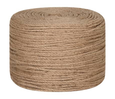 vidaXL Jute Rope 250 m Long 6 mm Thick | vidaXL.co.uk