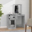 vidaXL Dressing Table | Black | Engineered wood, acrylic | Standard ...