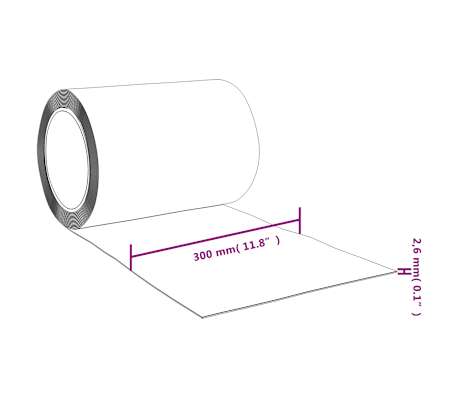 vidaXL Deurgordijn 300x2,6 mm 25 m PVC rood online kopen | vidaXL.be