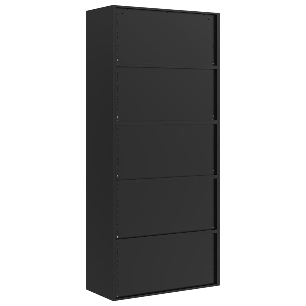 Arkistokaappi Musta 90x40x200 Cm Ter s Tavarakartano
