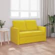 vidaXL Canapea extensibilă de podea 2 în 1, albastru, 122x204x55 cm ...