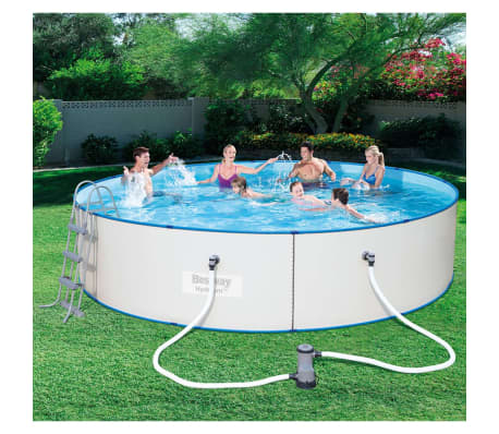 Bestway Hydrium Swimming Pool Set Steel Frame Round 460x90 cm 56386 ...