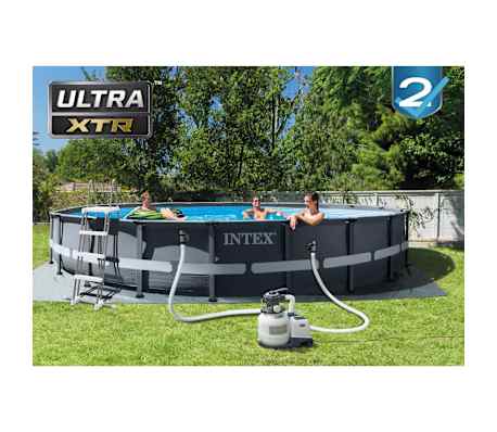 Intex Ultra XTR Frame Swimming Pool Set Round 610x122 cm | vidaXL.ie