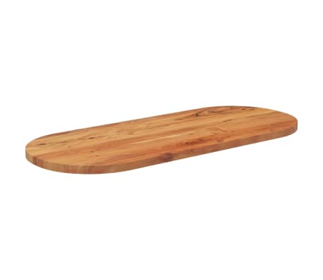 vidaXL Blat de masă oval, 120x50x2,5 cm, lemn masiv de acacia | vidaXL.ro