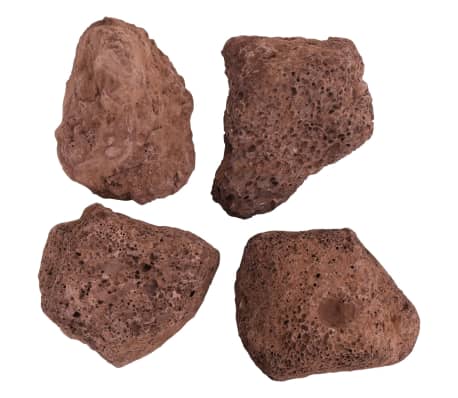 vidaXL Roci vulcanice, 25 kg, roșu, 10-30 cm | vidaXL.ro