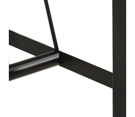 vidaXL Bar Table 55x55x107 cm Solid Wood Reclaimed and Iron | vidaXL.ie