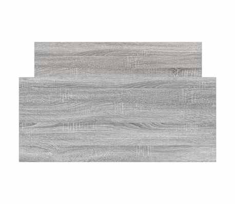 vidaXL Cadru de pat, gri sonoma, 90x190 cm, lemn prelucrat | vidaXL.ro