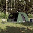 vidaXL Cort de camping tunel pentru 4 persoane, albastru, impermeabil ...