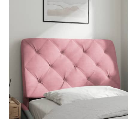 vidaXL Pernă tăblie de pat, roz, 80 cm, catifea | vidaXL.ro