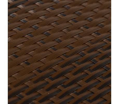 vidaXL Balkonscherm 1000x90 cm poly rattan bruin en zwart kopen ...