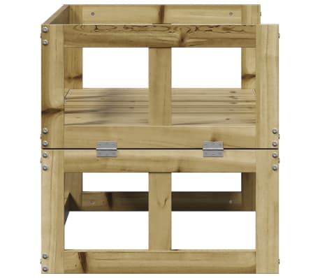 vidaXL Garden Sofa Bench Extendable Impregnated Wood Pine | vidaXL.co.uk