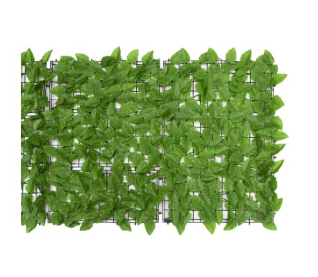 vidaXL Paravan intimitate de balcon din frunze verde 600x75 cm | vidaXL.ro