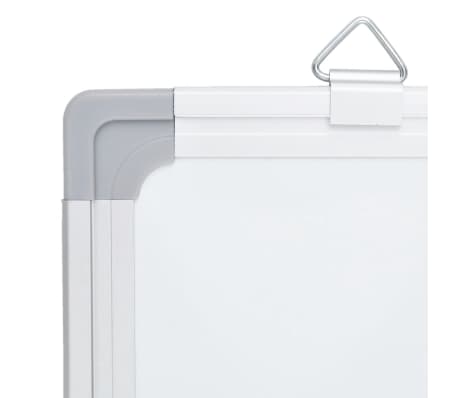 vidaXL Magnetisk tavle 80x60x1,7 cm aluminium | vidaXL.no