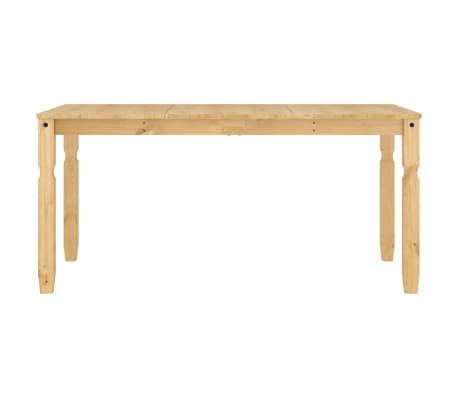 vidaXL Dining Table Corona 160x80x75 cm Solid Wood Pine | vidaXL.ie