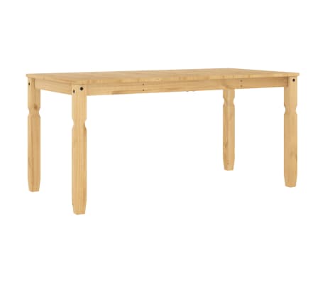 vidaXL Dining Table Corona 160x80x75 cm Solid Wood Pine | vidaXL.ie