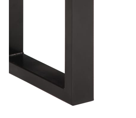 vidaXL Bank 160 cm Massivholz Akazie und Stahl | vidaXL.at