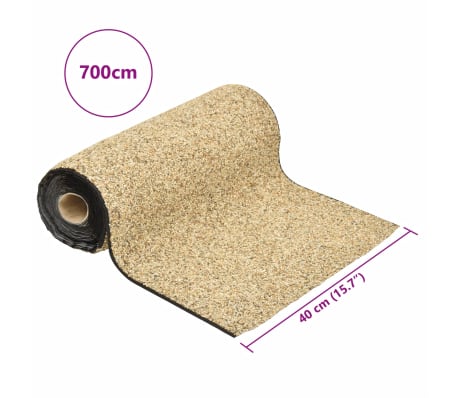 vidaXL Revestimiento de piedra color arena natural 700x40 cm | vidaXL.es