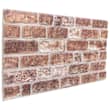 vidaXL Panneaux muraux 3D avec design de brique sable 10 pcs EPS ...
